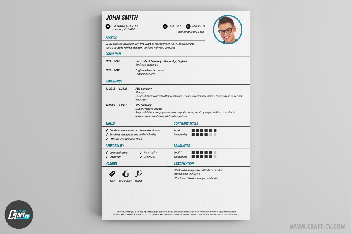 20 Images Interesting Cv Examples