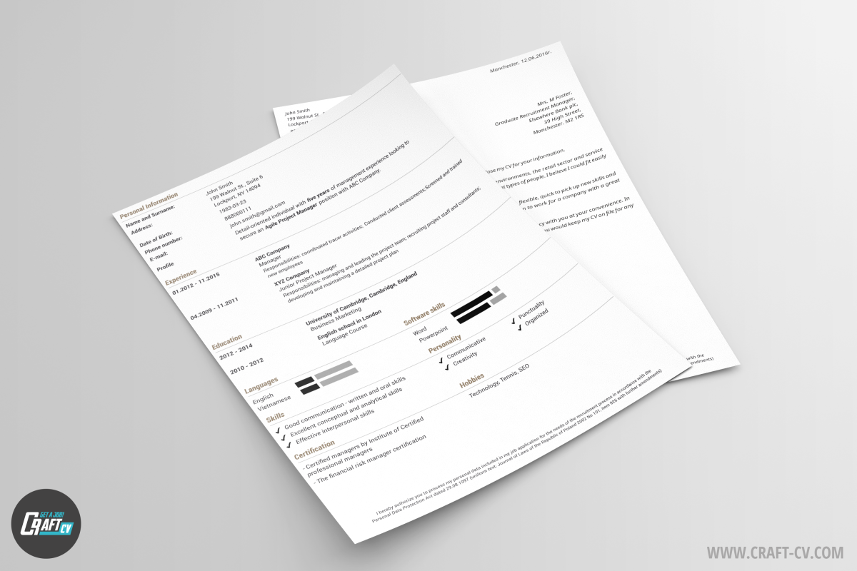 Free Resume Templates Resume Builder CraftCv